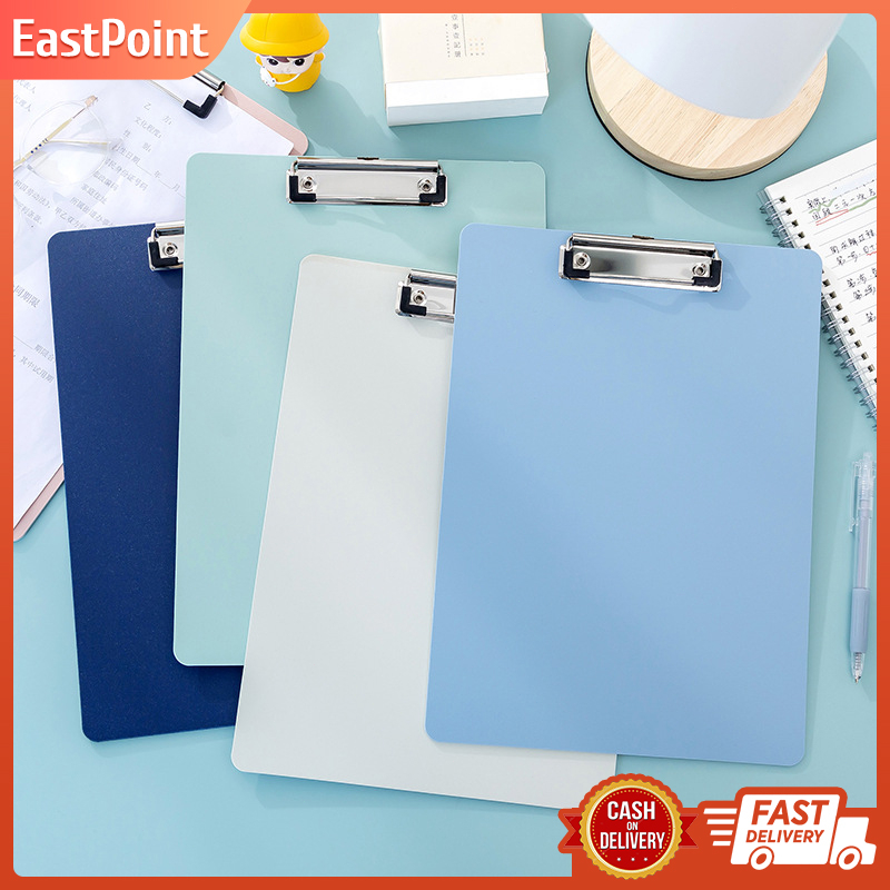 A4 Clip Board Hard Board Long Clip Pad File Paper Folder Writing Pad ...
