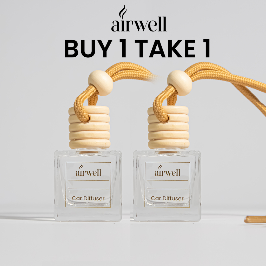 Buy 1 Take 1 Airwell Premium Scents Hanging Diffuser Car and Refill Air ...