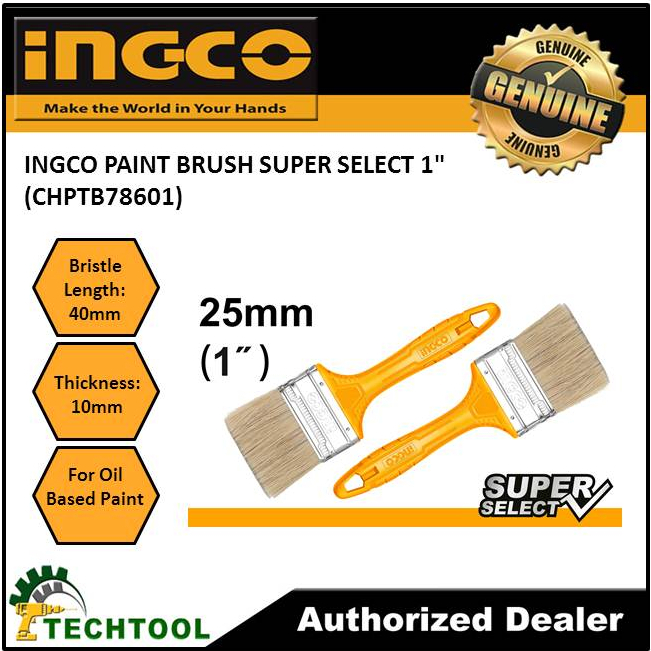 INGCO PAINT BRUSH SUPER SELECT 1" (CHPTB78601) | Shopee Philippines