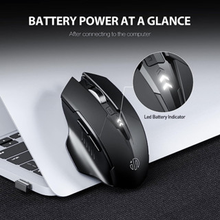 Inphic M6P/A1 Wireless Mouse Rechargeable 2.4G Bluetooth Mouse PC ...