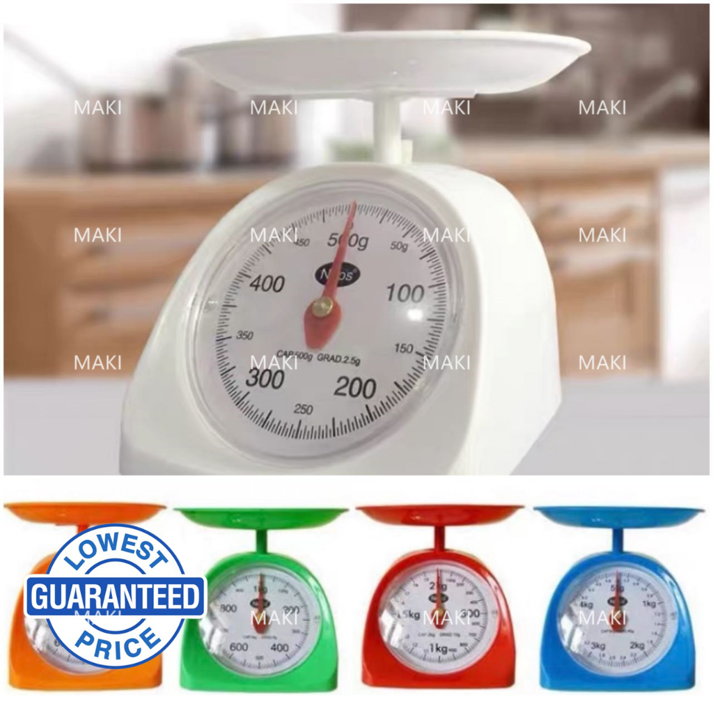 5kg table scale mechanical kitchen weighing scale timbangan plastic ...
