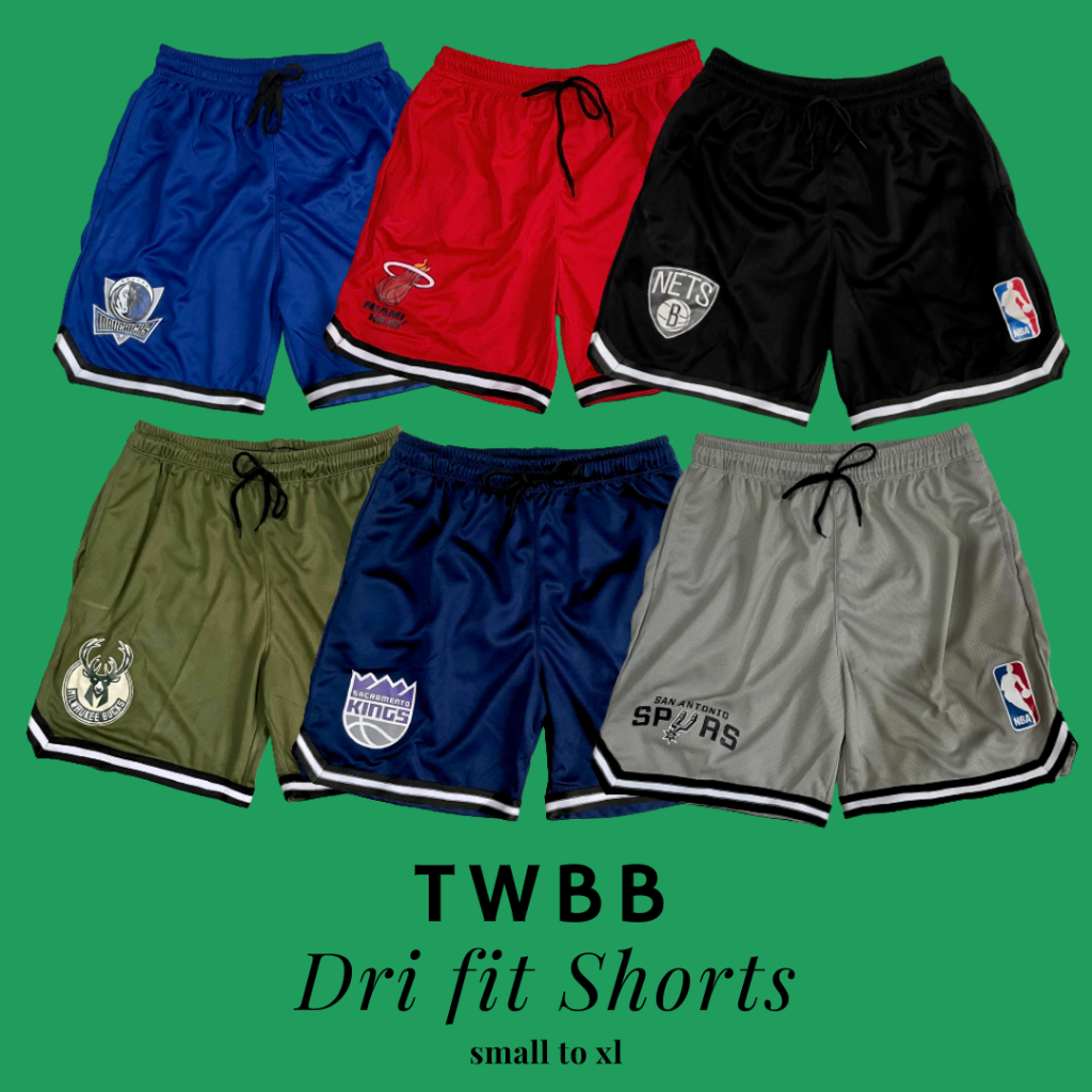 Men's DRI-FIT NBA Basketball Shorts with 2 side pockets (fits small to ...