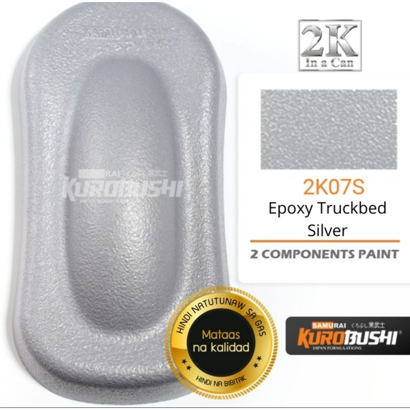 SAMURAI SPRAY PAINT SILVER EPOXY TRUCK BED 2K07S ( 2K IN A CAN)400ML ...