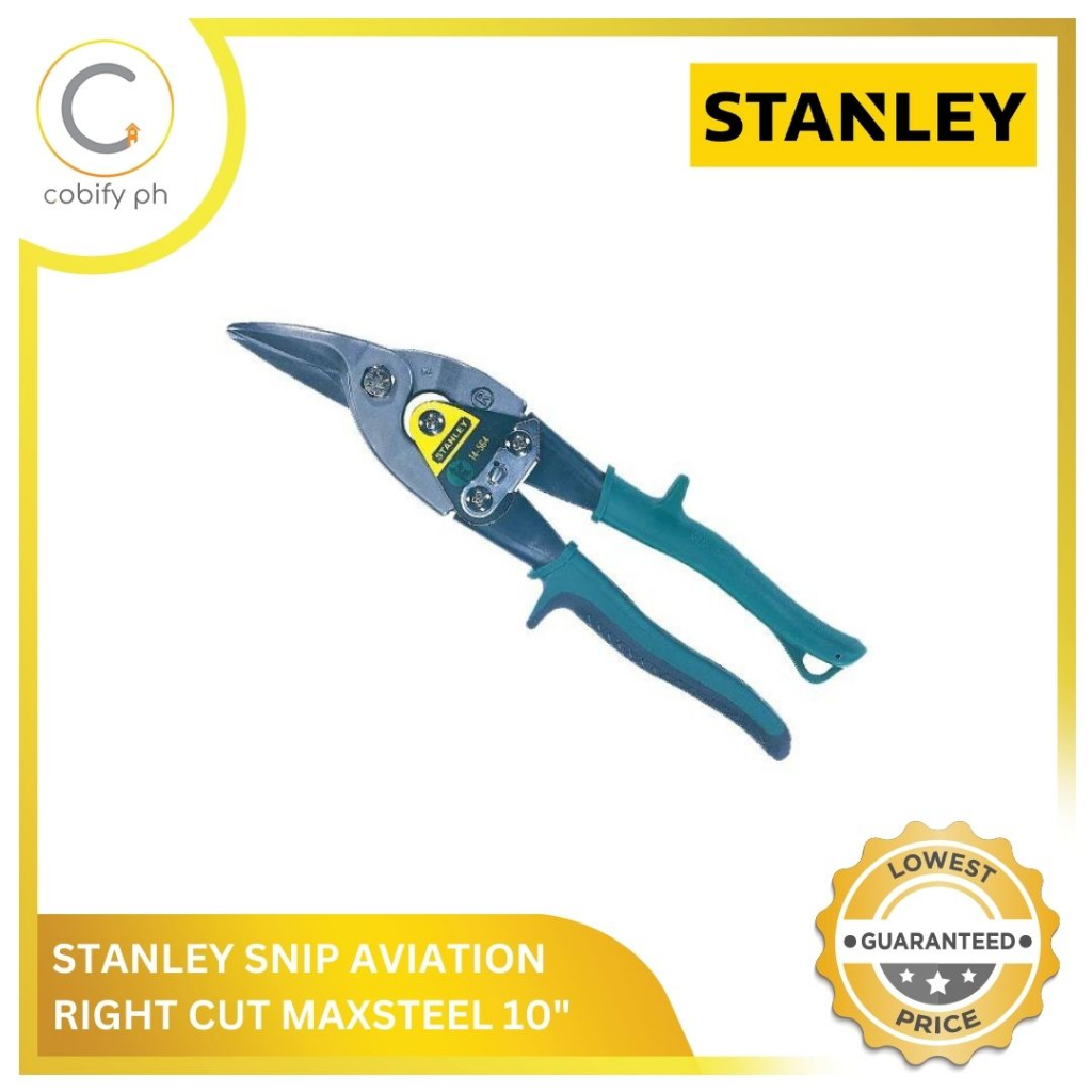 Stanley Snip Aviation Right Cut Maxsteel 10" | Shopee Philippines
