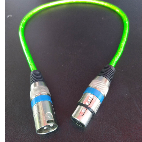 【0.5M 1M 1.5m/3m/5m/10m】Microphone Cable Audio Cord Connector XLR 3-Pin ...