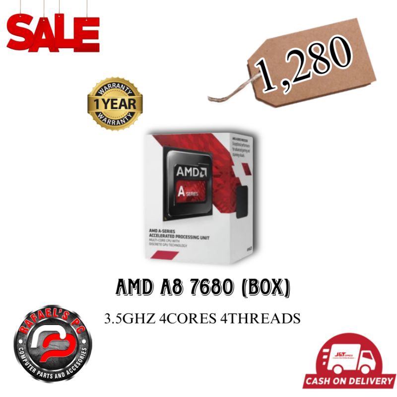 Amd A8 7680 Processor Fm2 Socket Shopee Philippines