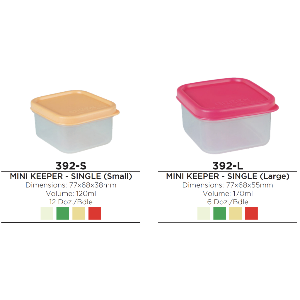 CASAWARE - 392 - MINI KEEPER - 120ML / 170ML | Shopee Philippines