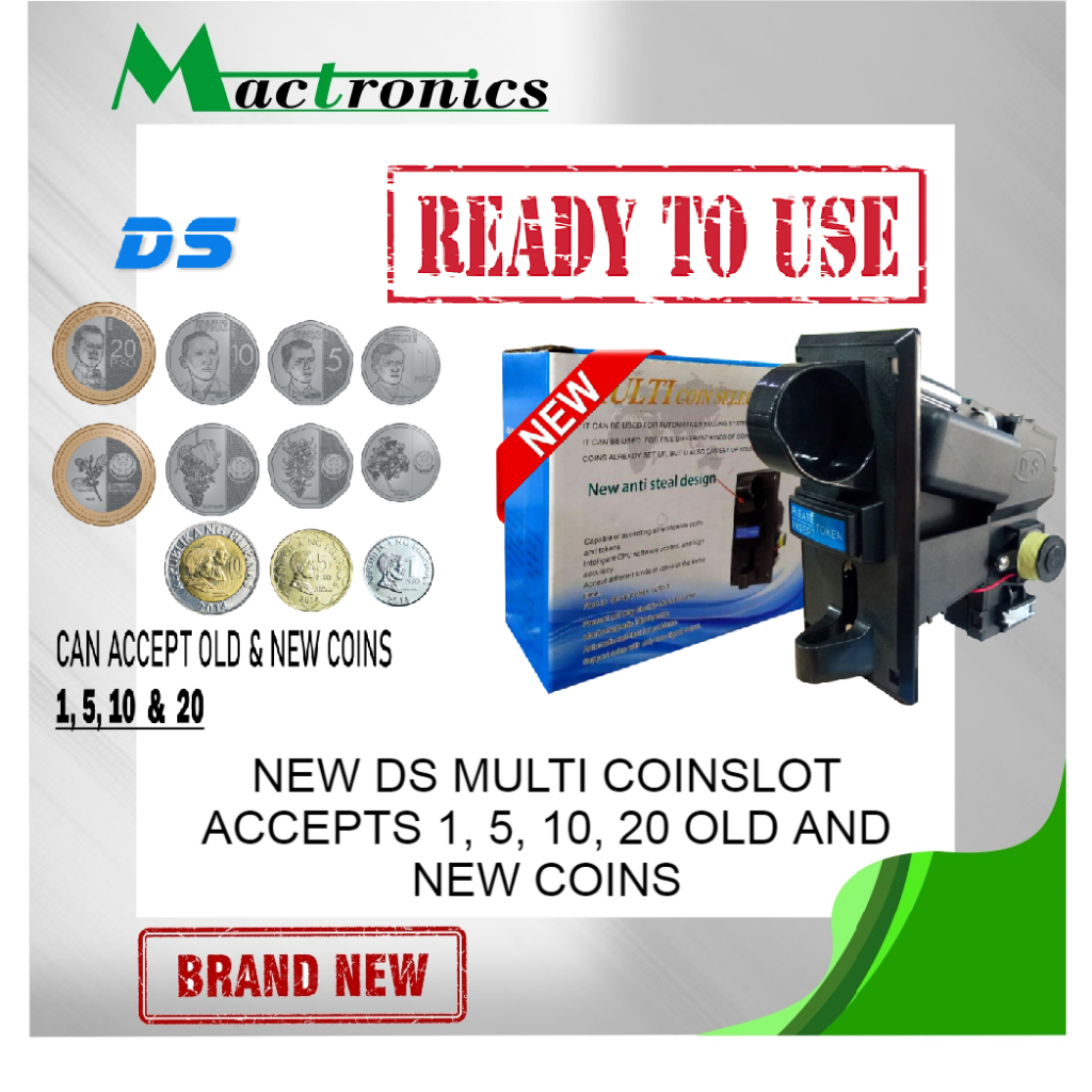 DS Multi / Universal Coin slot With Anti Hook / COINSLOT / ANTIHOOK ...