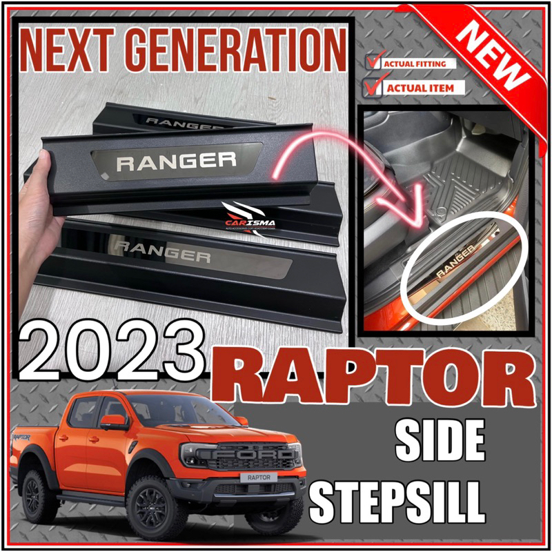 FORD RAPTOR 2023 SIDE STEPSILL (next generation ford raptor) | Shopee ...