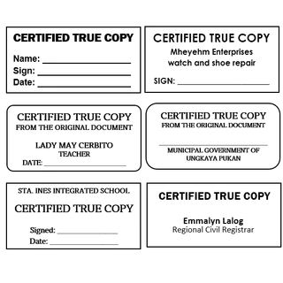 Shop certified true copy stamp for Sale on Shopee Philippines