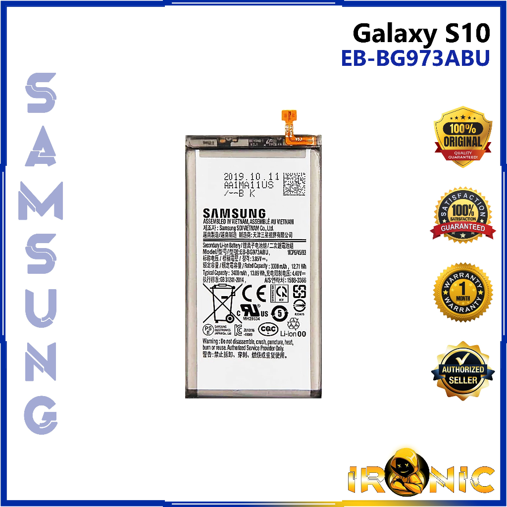Samsung Galaxy S10 Battery Model EB-BG973ABU Original Equipment ...