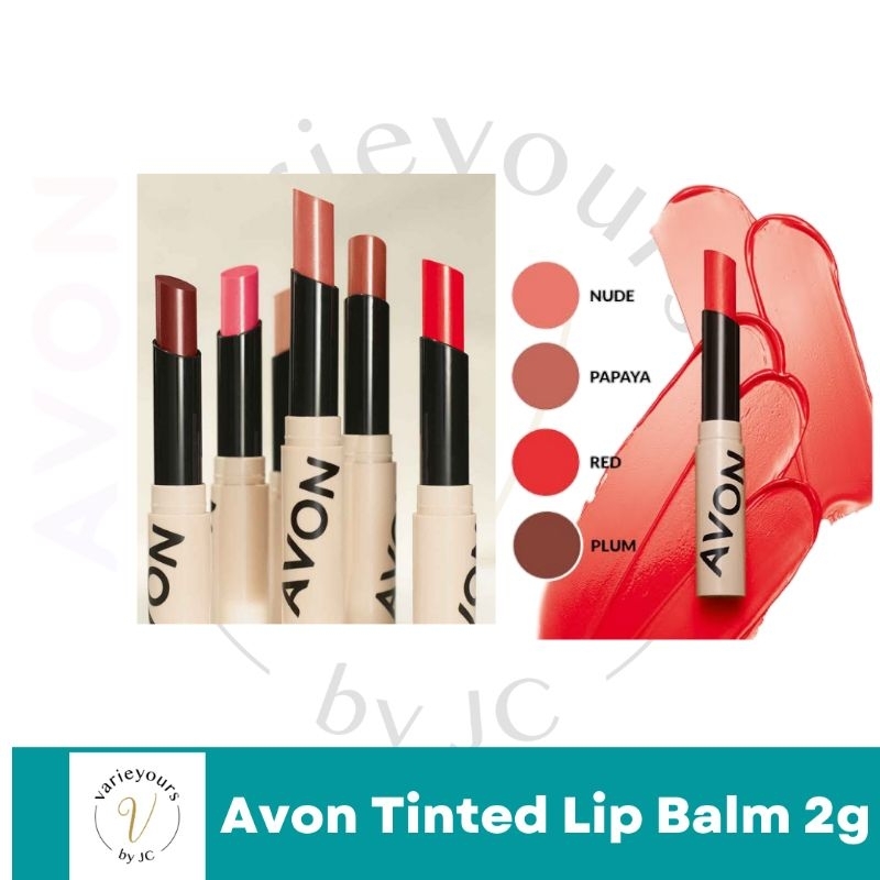 Avon Tinted Lip Balm 6 color shades Moisturizing SPF 10 2g | Shopee ...