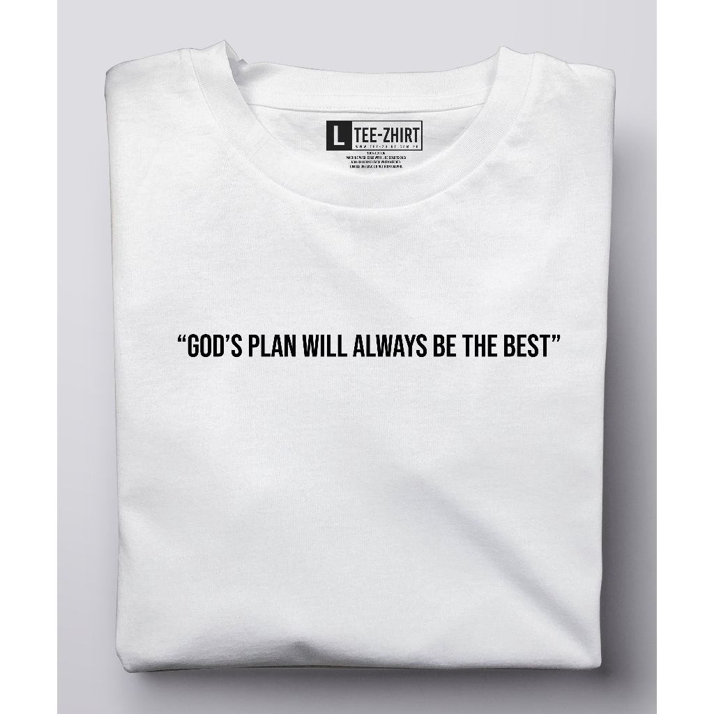 ZAMARA Tee-Zhirt God's Plan Graphic Print T-shirt Unisex for men and ...