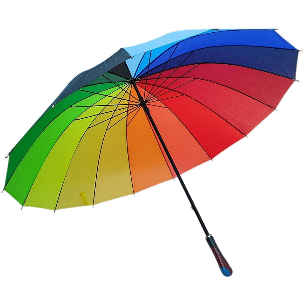 umbrella 16 ribs for Super-Strength Rainbow Canopy Umbrella | Shopee ...