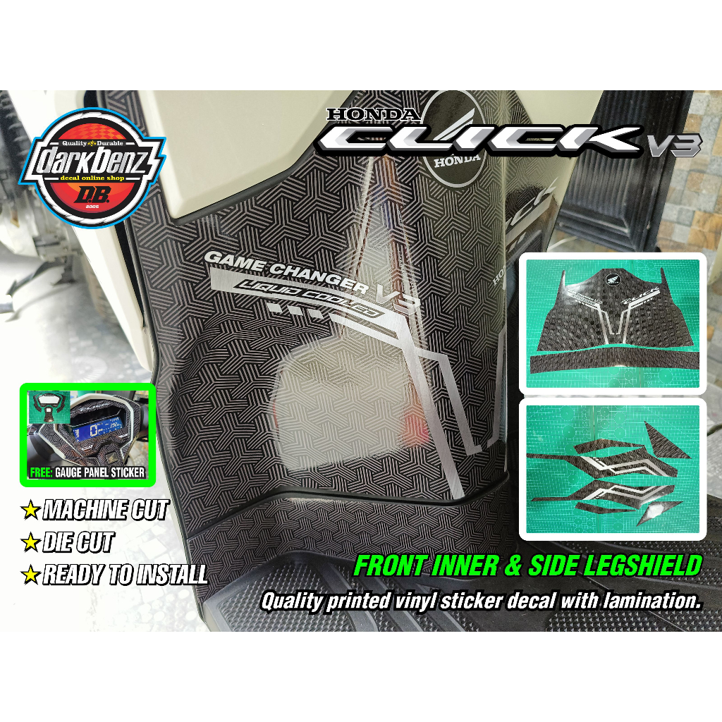 Honda Click Version 3 New Concept Quality Printed Sticker Decal ...