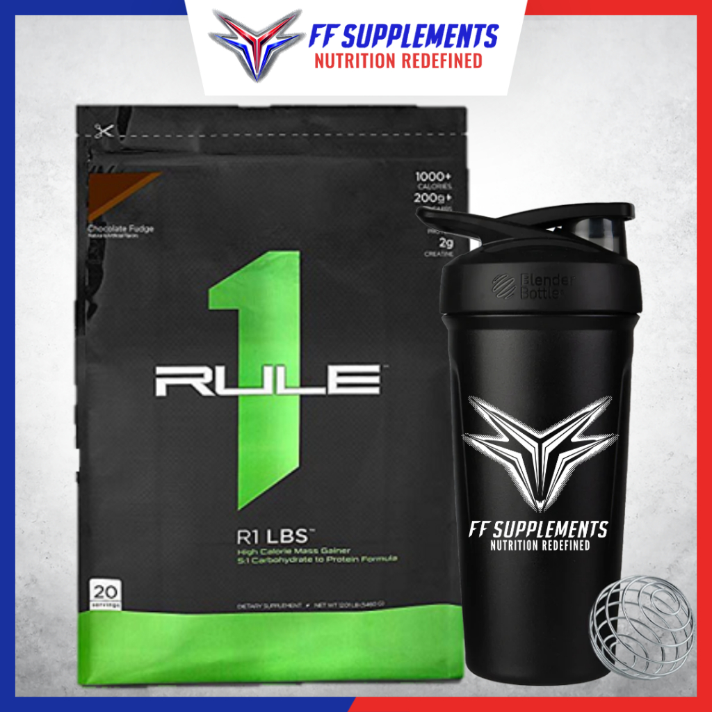 Rule 1 R1 Mass Gainer 12lbs with FF Shaker 700ml | Shopee Philippines