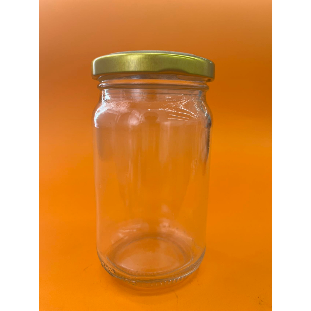 24Pcs M-7177 8oz And 220ml Glass Jar Plastic Cover 6CM X6CM X11CM With ...