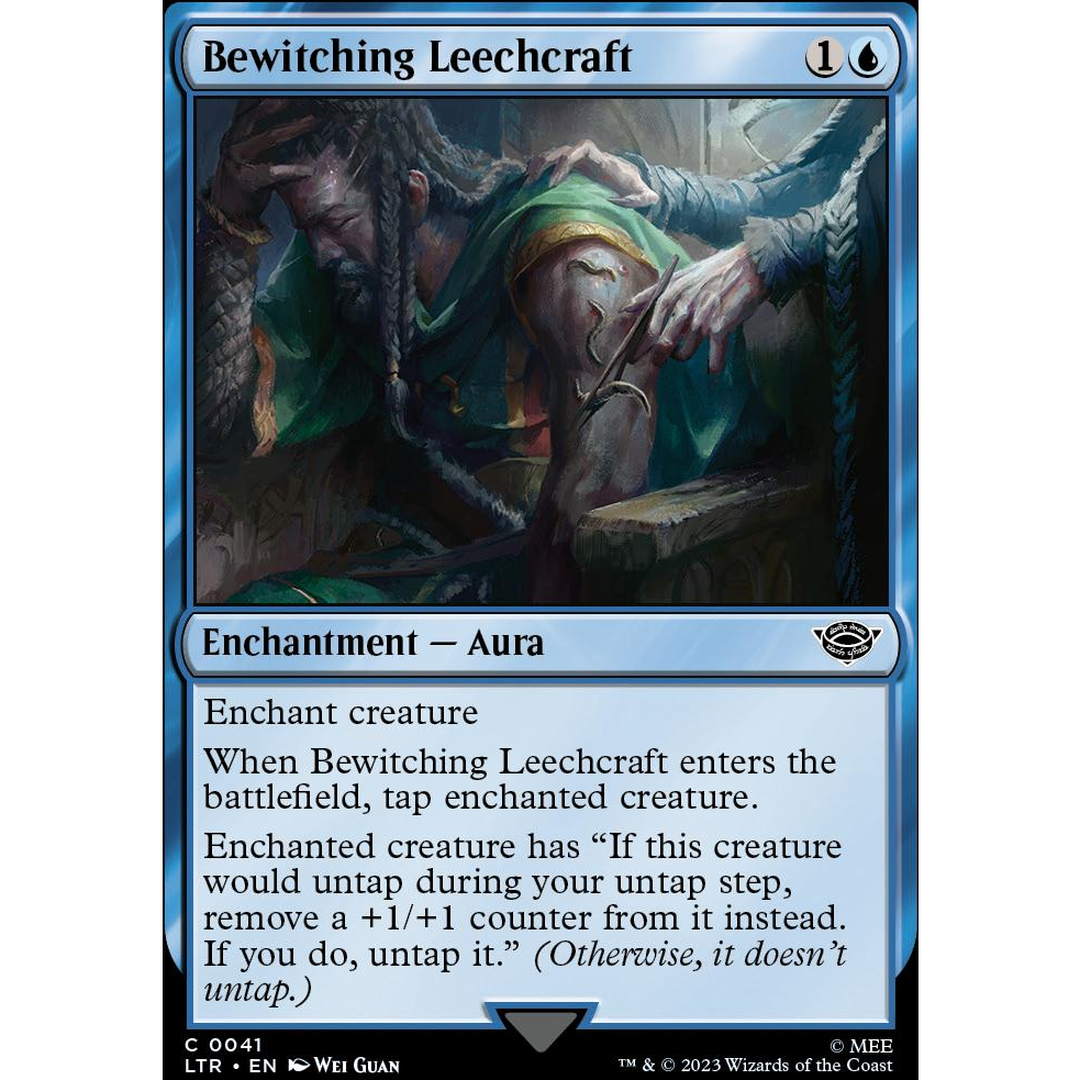 Bewitching Leechcraft Common The Lord of the Rings LOTR Magic the Gathering TCG | Shopee Philippines