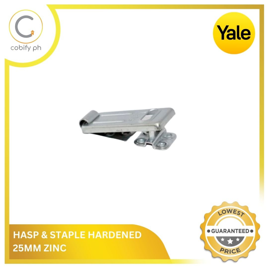 Yale Hasp & Staple Hardened 25mm Zinc | Shopee Philippines