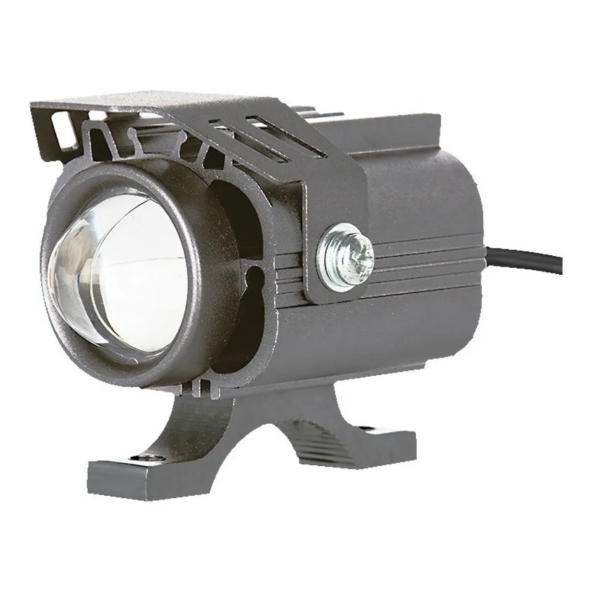 2PCS Color Mini Motorcycle Driving Lights White+Yellow Pair with Domino ...