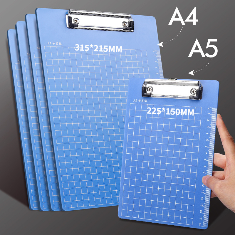 Clipboard Standard A4/A5 Hardboard Clip Paper Board Paper Clip File ...
