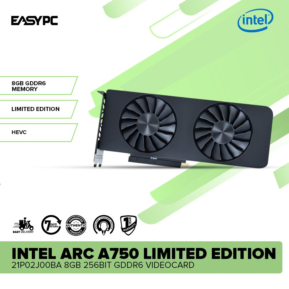 EasyPC| Intel ARC A750 Limited Edition graphics card| 21P02J00BA 8gb ...