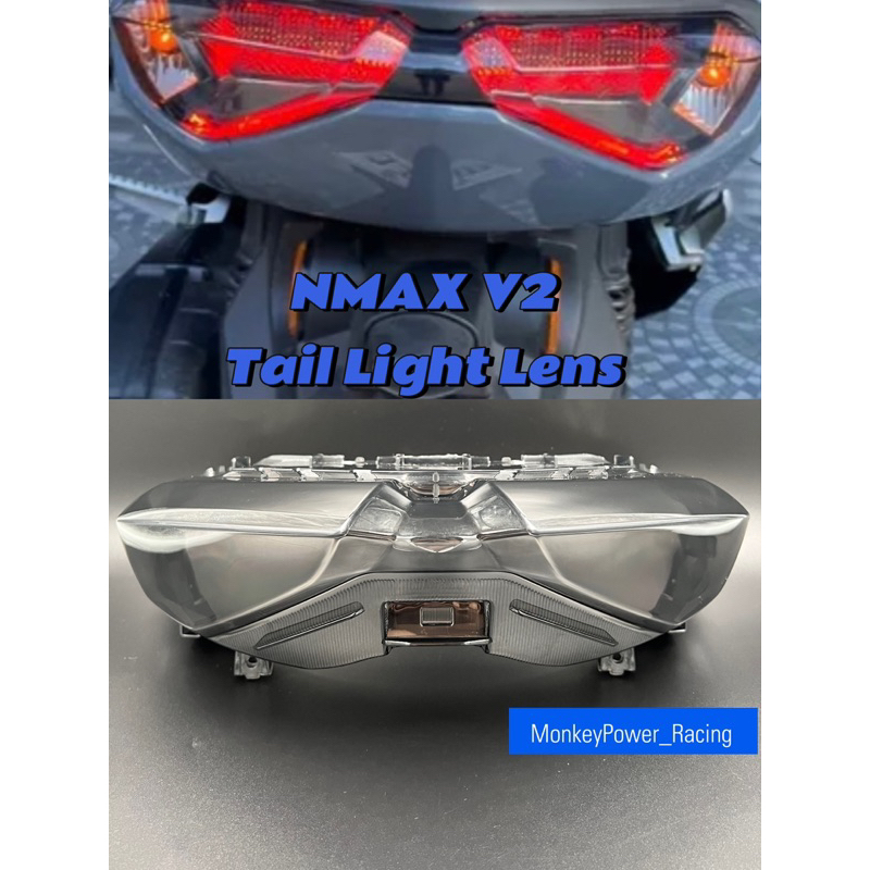 YAMAHA NMAX V2 Tail Light Lens (SMOKE) NMAX 155 2020 2021 Version2 Tail ...