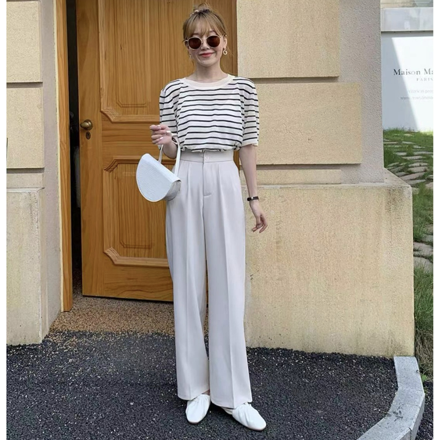 Kinwoo 26-31 High Waist Trouser Pants Women's Professional Suit Pants ...