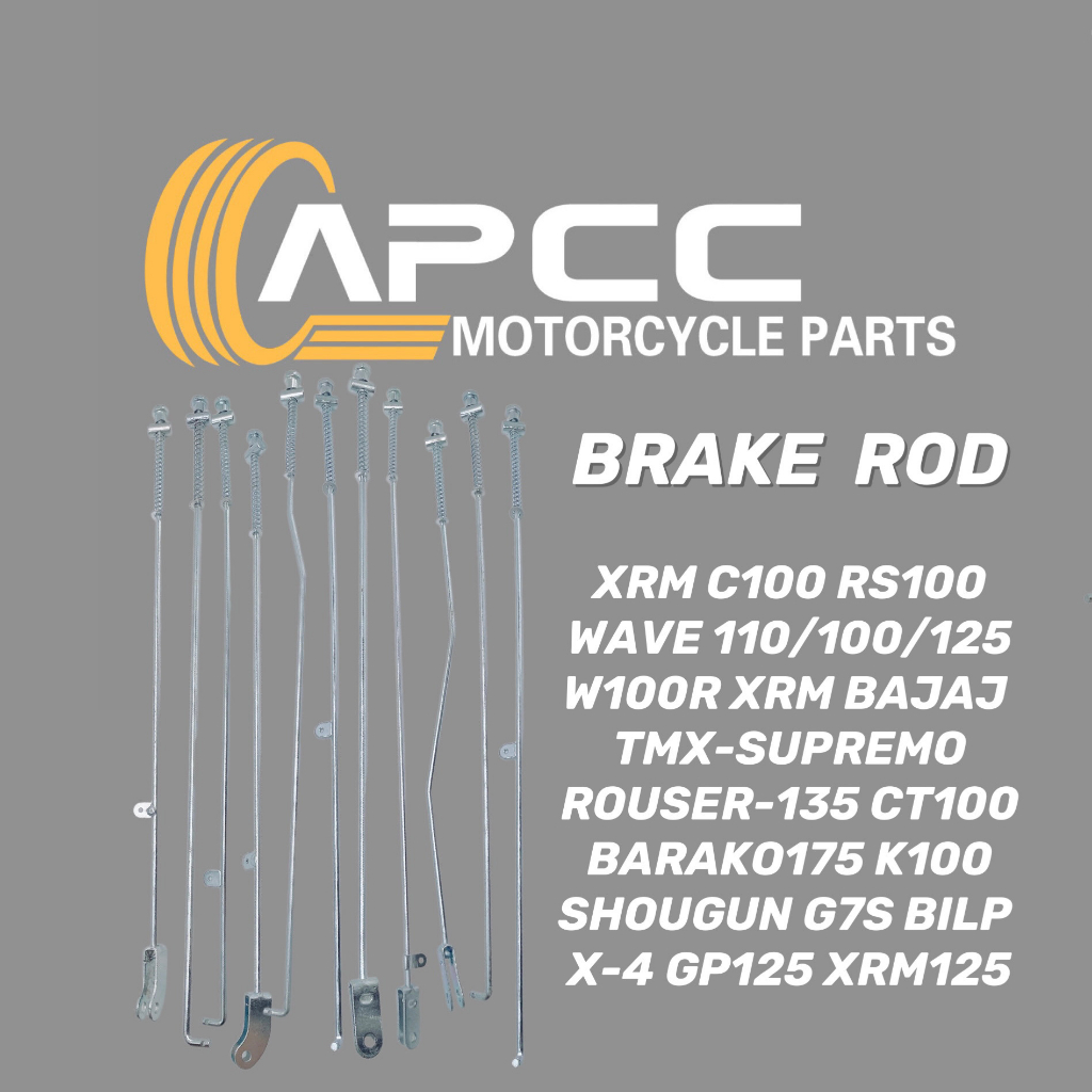 MOTORCYCLE PARTS BRAKE ROD FOR WAVE125/TMX155/XRM/WAVE-110/BARAKO/CT ...