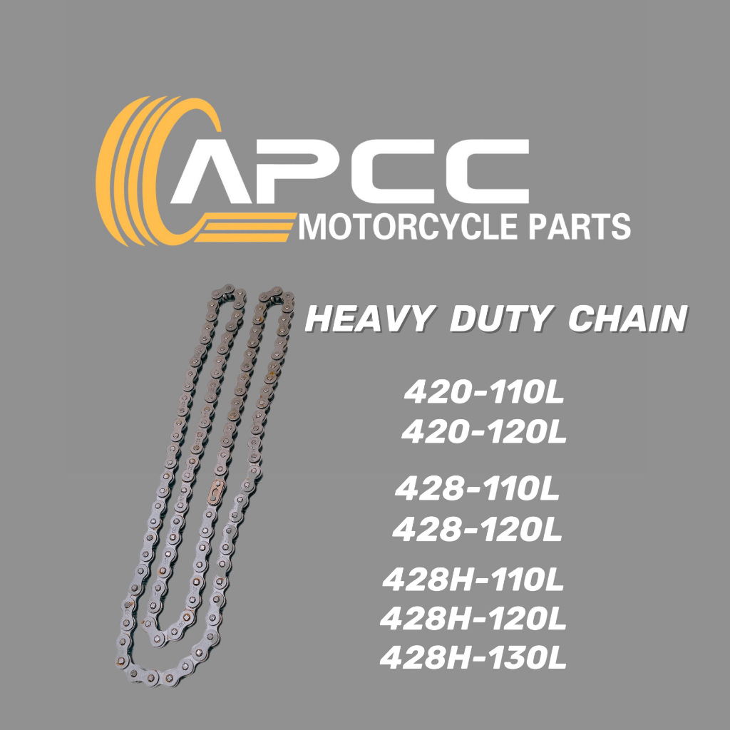 Motorcycle Heavy Duty Chain 420-110L/120L 428-110L/120L 428H-110L/120L ...