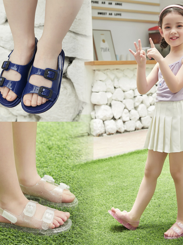 New Korea cute kids girls jelly sandals (24-35) #COD | Shopee Philippines