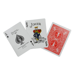 BICYCLE / BCG STANDARD POKER PLAYING CARDS -Red (Air-Cushion Finish ...