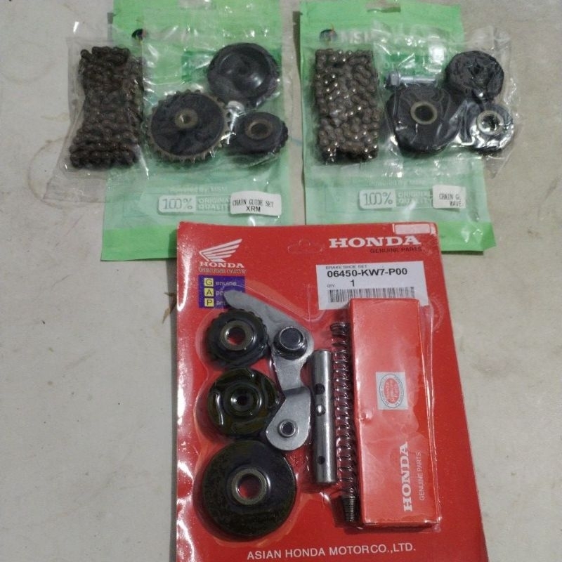 ROLLER CHAIN GUIDE WITH TENSIONER FOR XRM110/WAVE100 25H-90/25h-84 ...