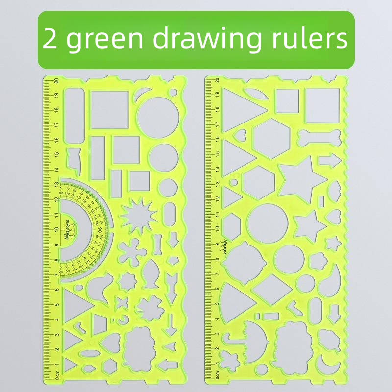 Multi Purpose Drawing Template Set House Plan Interior Design and Tool ...