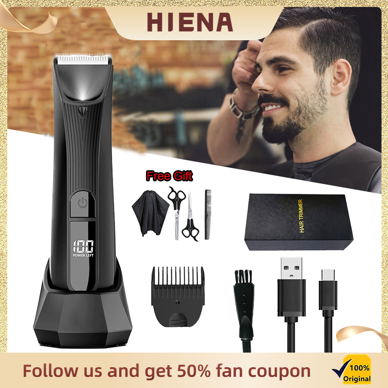 HIENA New Men's Electric Private Trimmer Shaver Wash Leg Hair Body Hair ...
