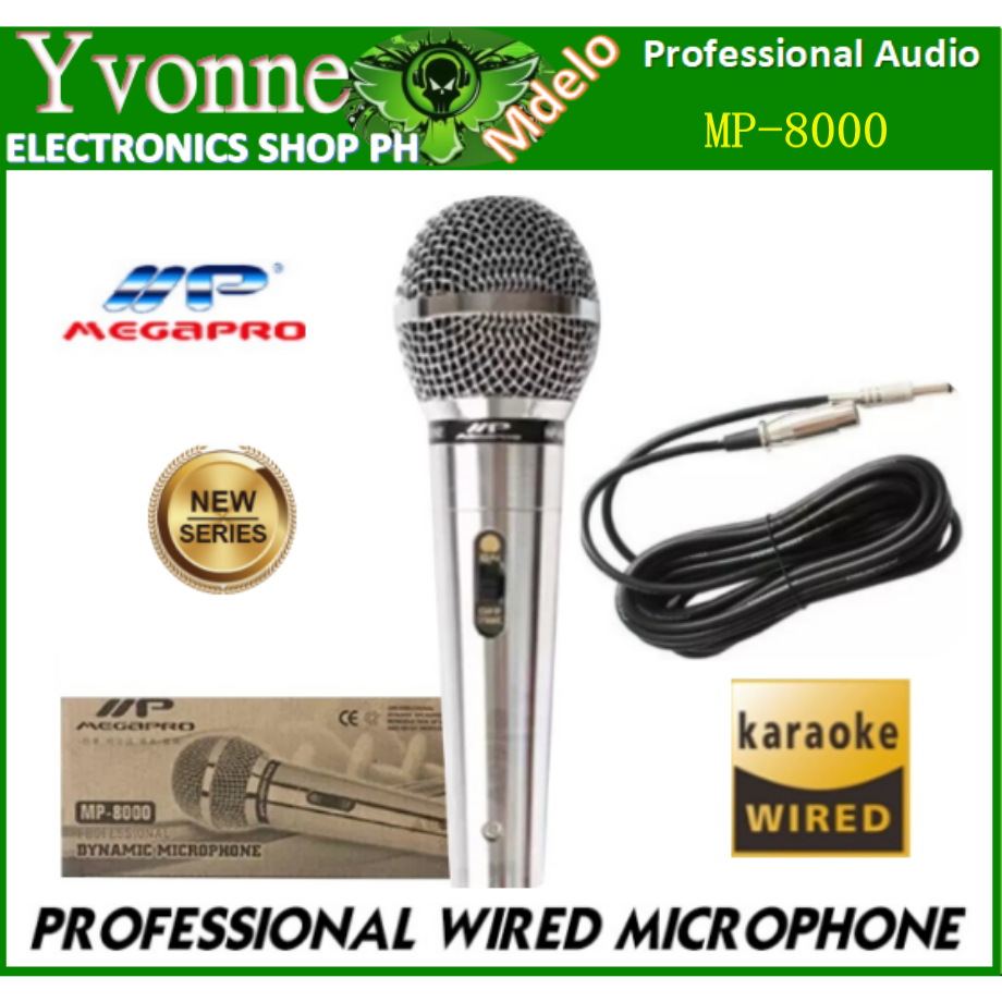 The Megapro MP-8000 professional dynamic unidirectional microphone new ...
