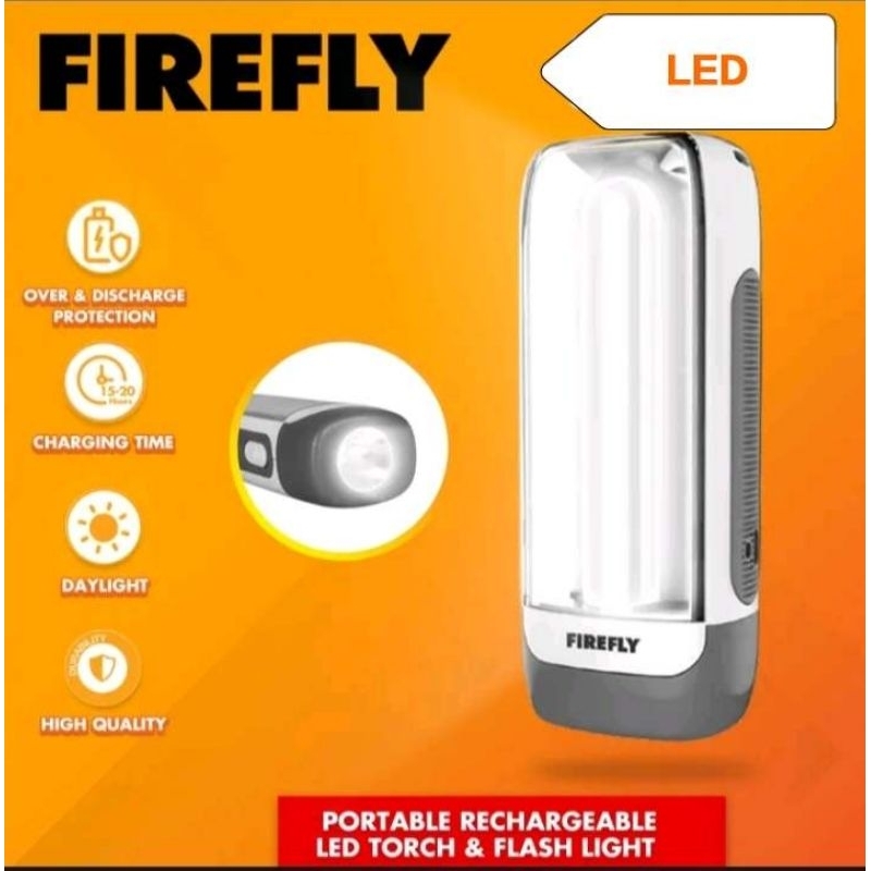 FIREFLY Handy Rechargeable LED Torch Light/ Flashlight | Shopee Philippines
