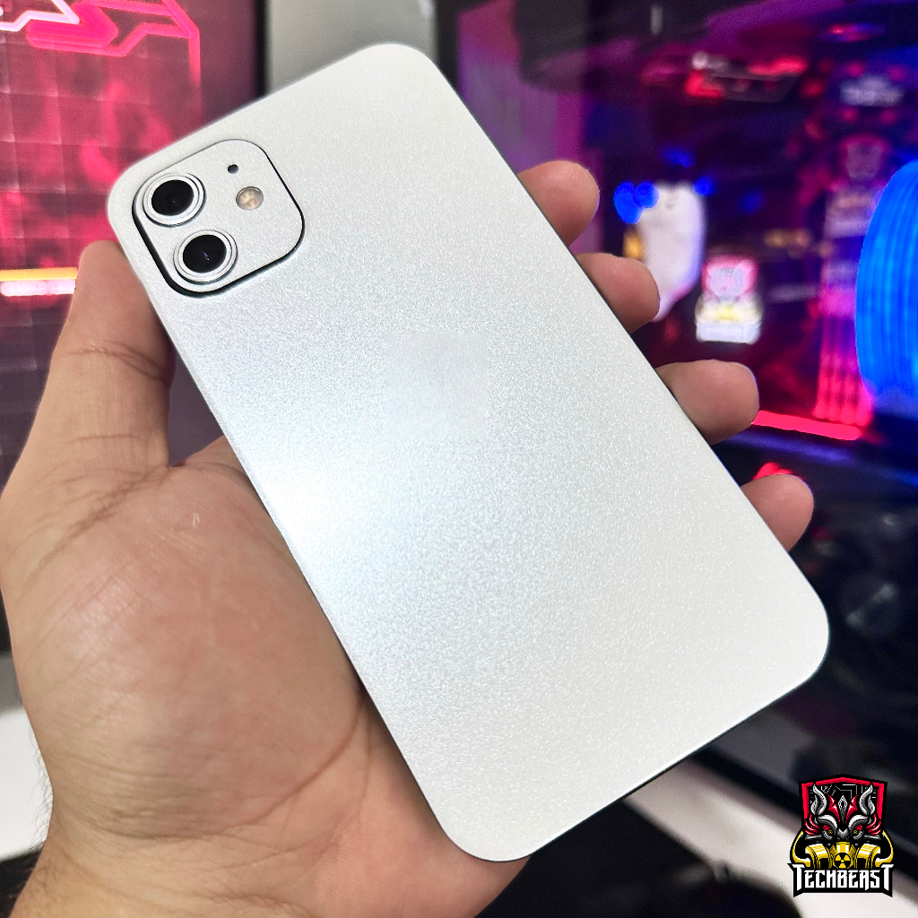 Pearl White Skin Vinyl Universal ( MESSAGE YOUR PHONE MODEL ) | Shopee ...