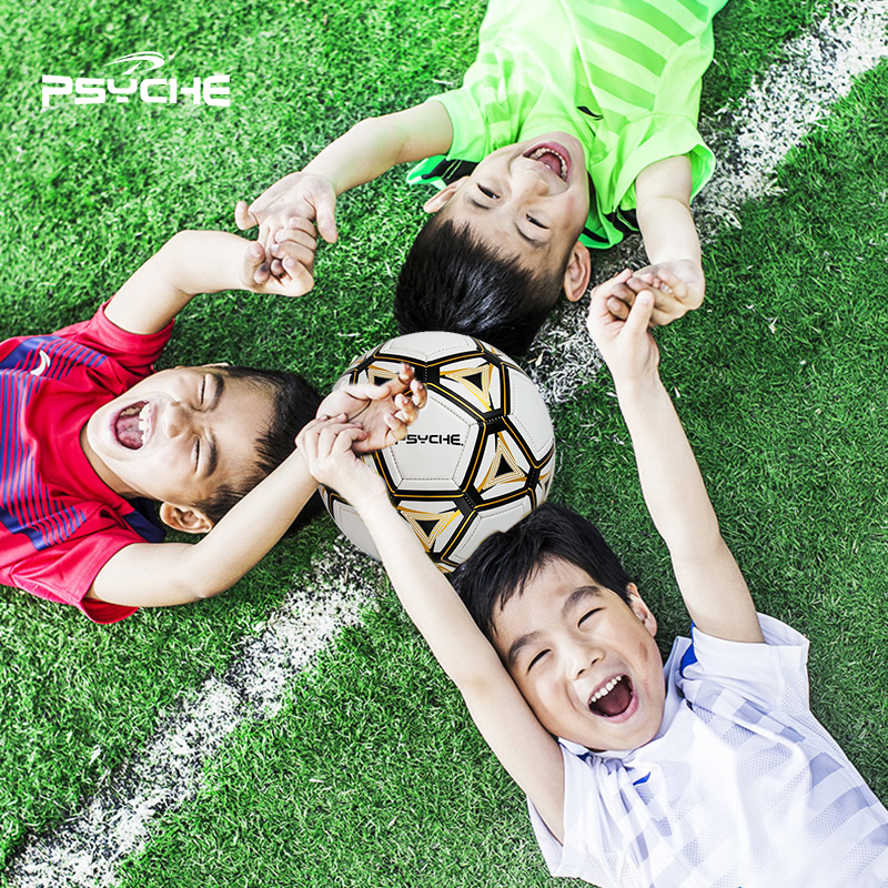 Psyche Soccer Ball Leather Football Official Size 5 Classic Outdoor ...