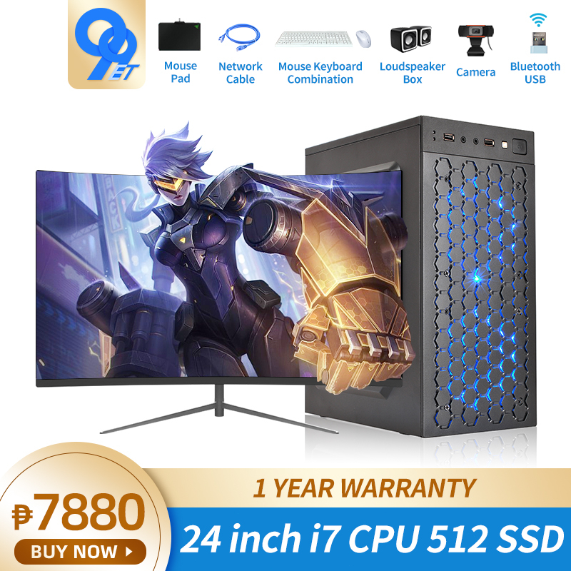 Desktop Computer set I7Cpu 22 Monitor Pc Office Gaming Computers Beyond ...