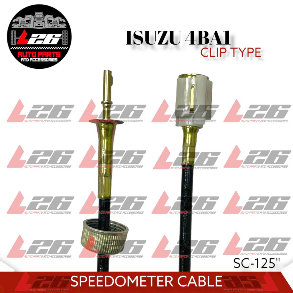 Isuzu 4BA1 SPEEDOMETER CABLE SC-125" Clip Type | Shopee Philippines