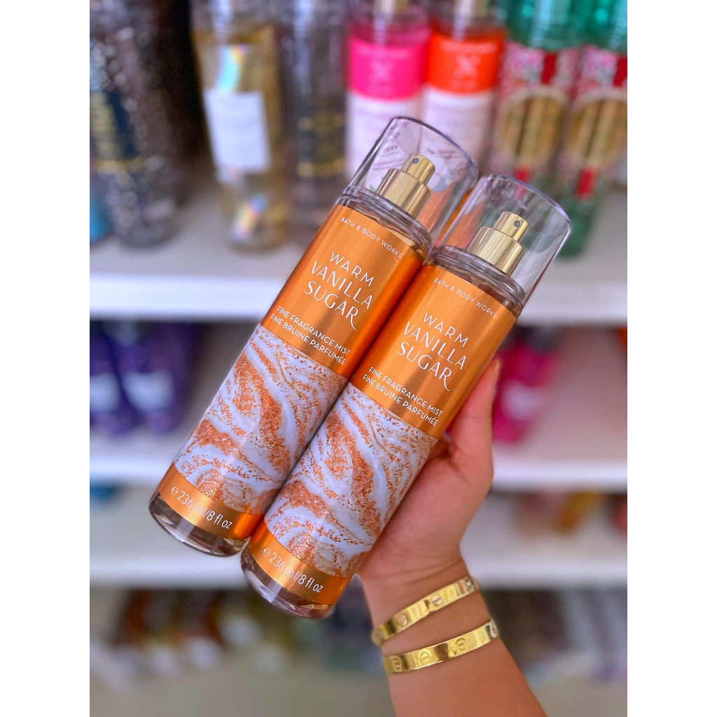 Warm Vanilla Sugar Bath And Body Works Fragrance Mist 236ml Shopee