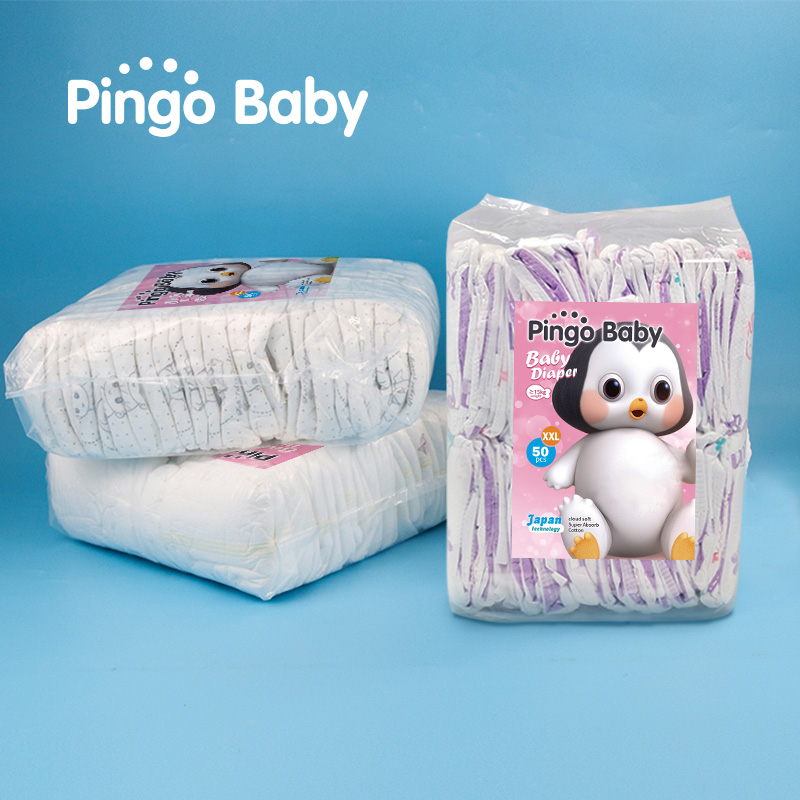 Japan Imported 50pcs Pingo Baby Diaper Tape/Q-type Pants NB S M L XL ...