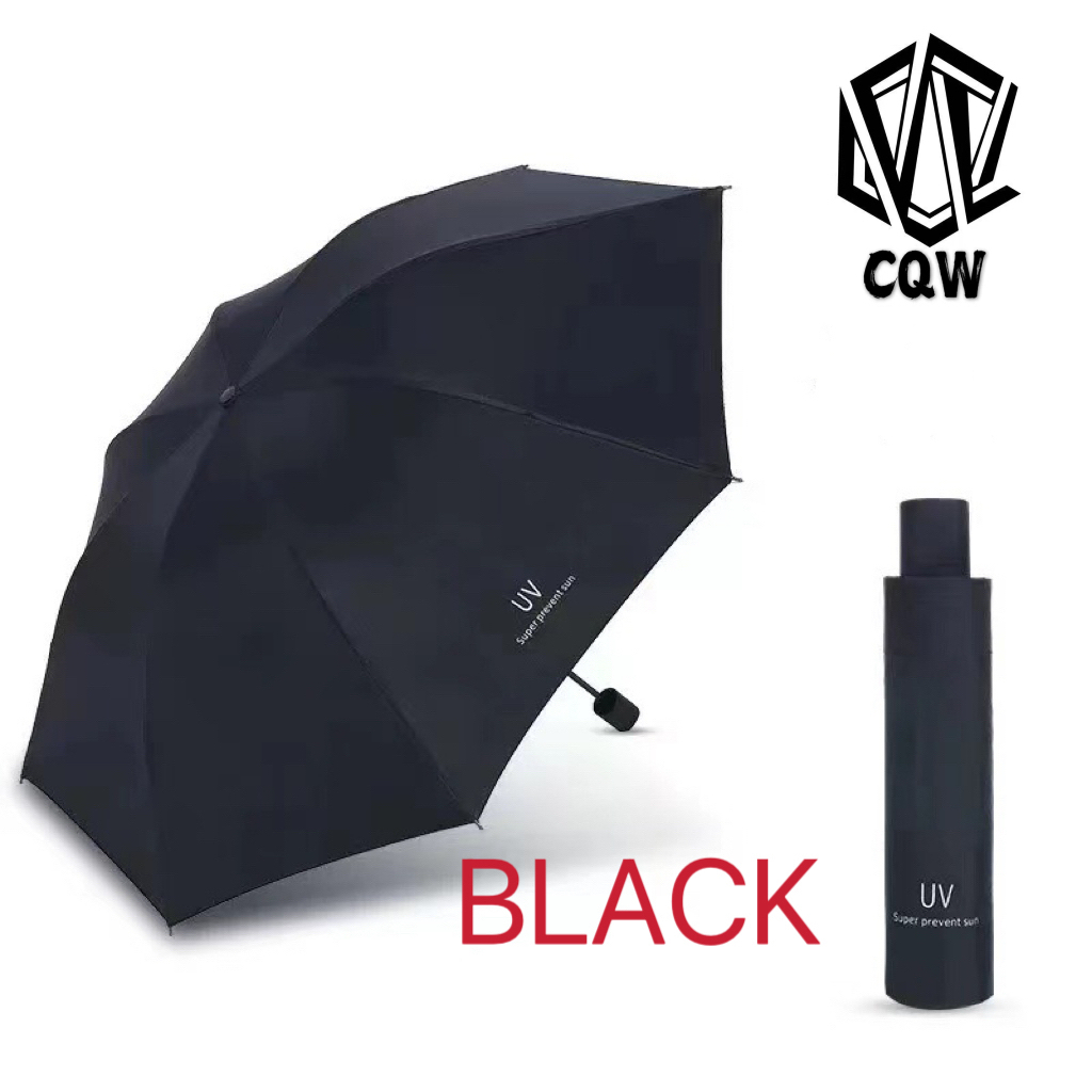 CQW UV Manual Folded Sun / Rain Umbrella | Shopee Philippines