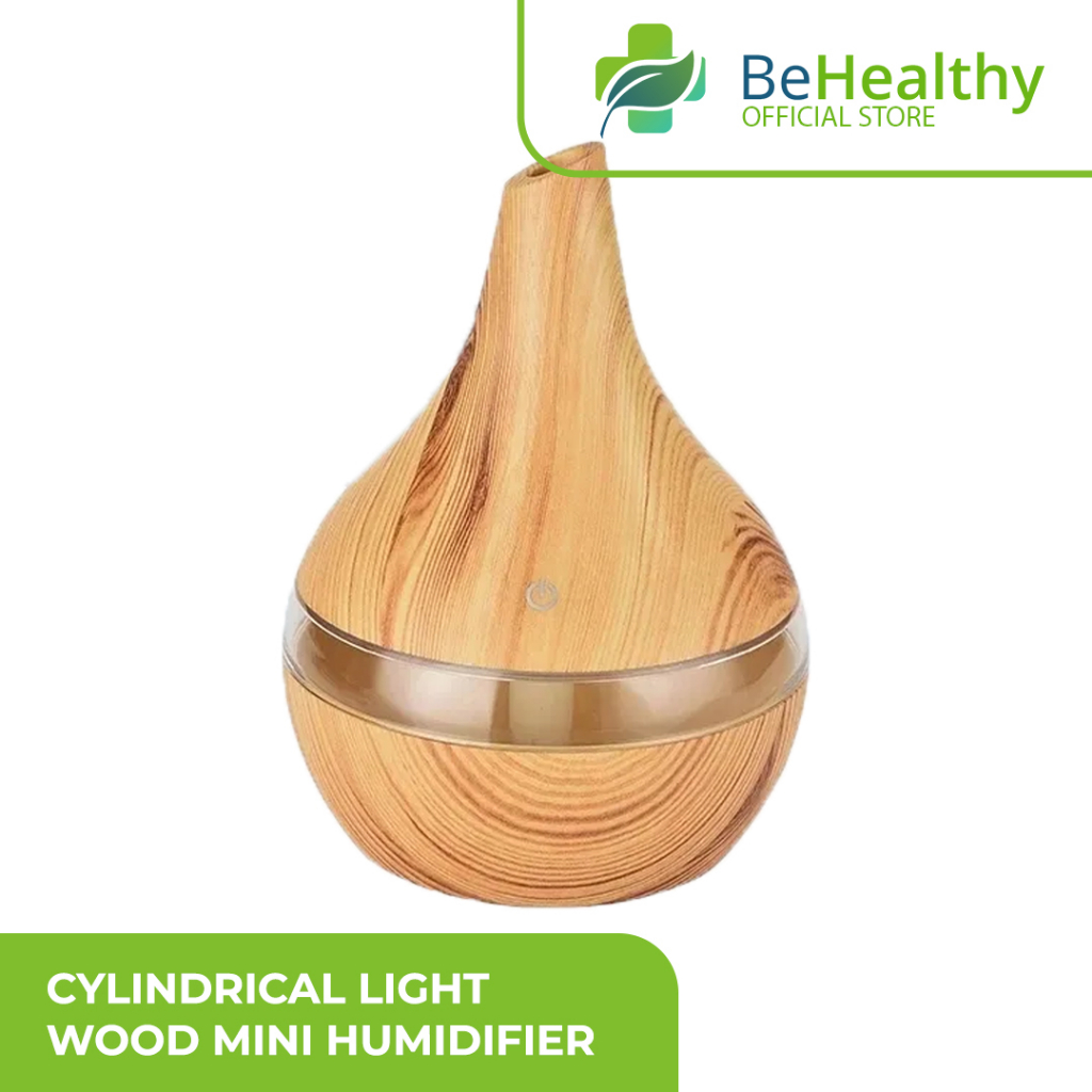 BeHealthy Cylindrical Light Wood Mini Humidifier | Shopee Philippines