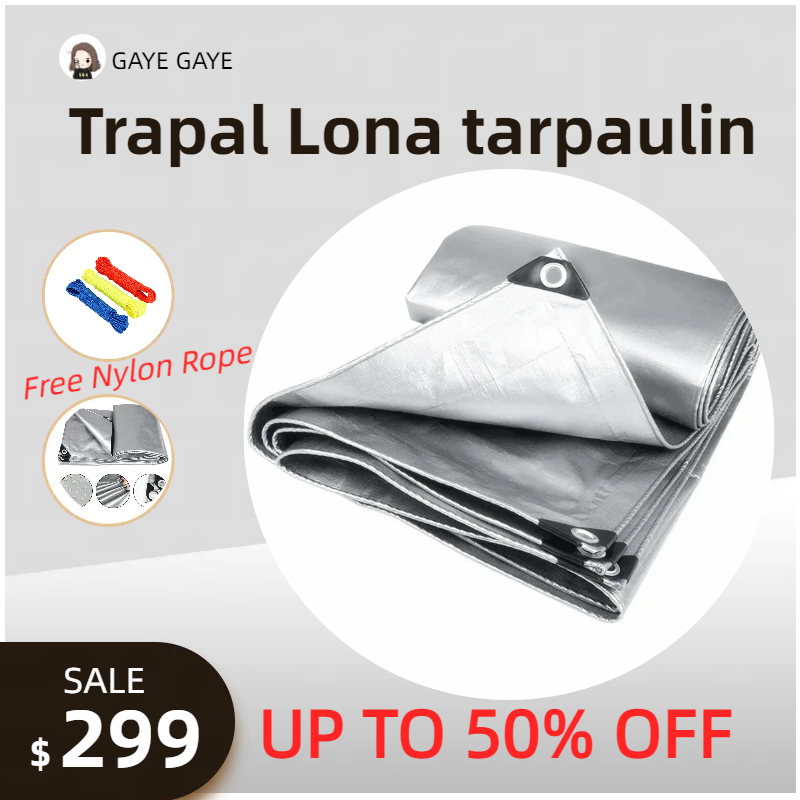 6ftx20ft Tear -resistant Waterproof tolda trapal rainproof trapal lona ...