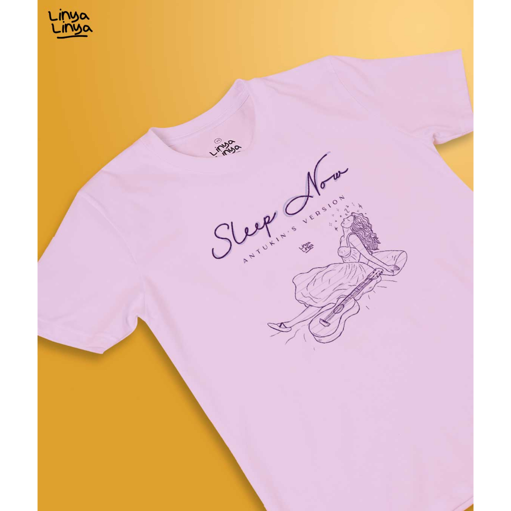 Linya-Linya T-Shirt: Sleep Now(Fair Orchid) | Shopee Philippines