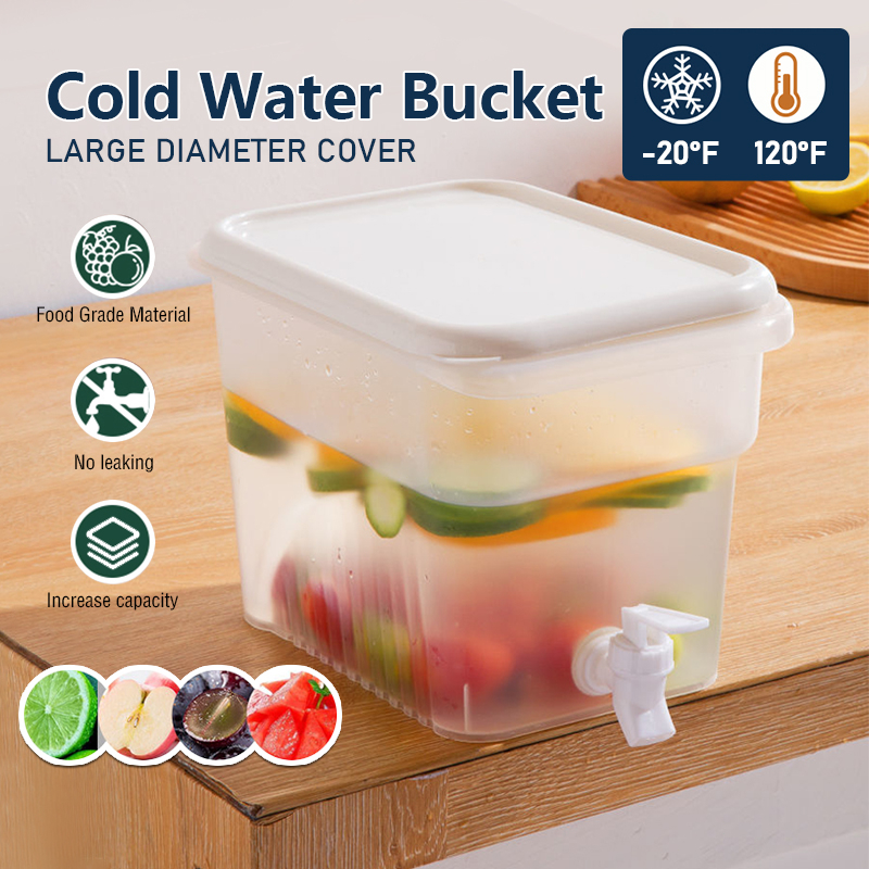 Outdoor 2.5L Water Jug With Faucet Camping Water Bucket Juice Dispenser ...
