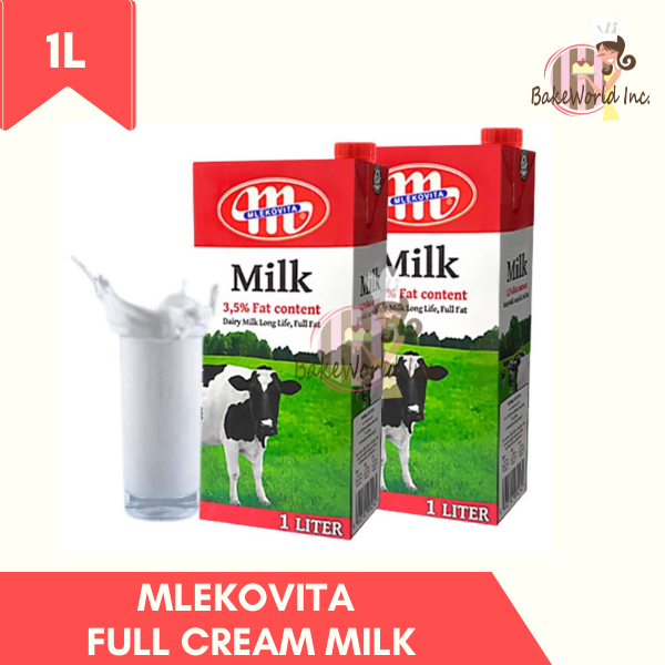 Mlekovita full cream milk 1L (3.5% Fat) | Shopee Philippines