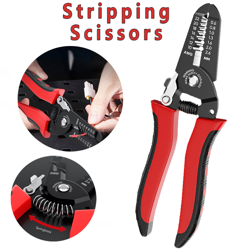 7 Inch 7 in 1 Wire Stripper Exquisite Pliers Multifunctional Crimp Tool ...